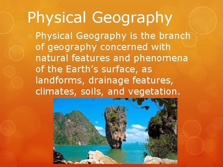 Geographic Literacy Unit 1 What is Geography Brainstorm