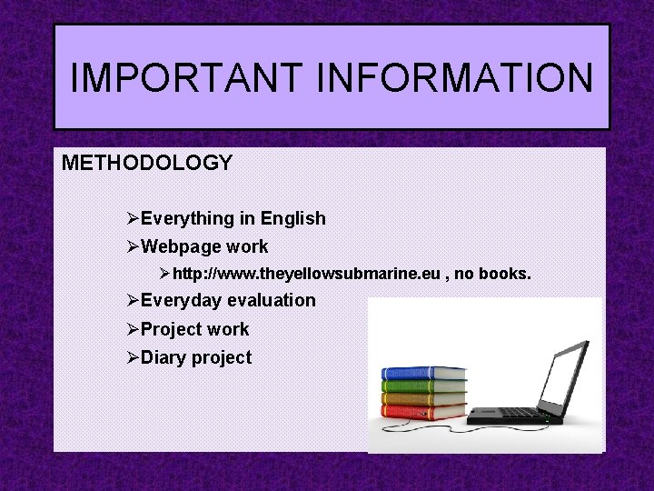 IMPORTANT INFORMATION CLASS DISTRIBUTION Rocky racoons lab Classroom
