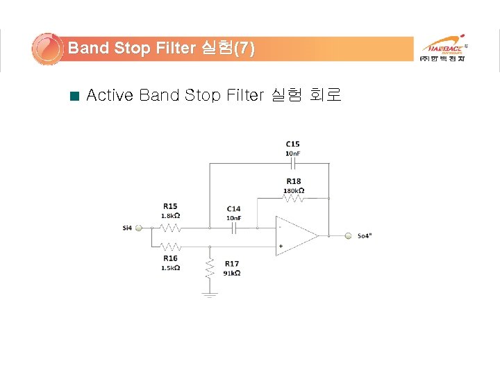 Low Pass Filter High Pass Filter Band Stop