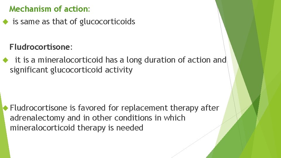 Pharmacology of corticosteroids Dr Saeed Ahmed The Corticosteroids