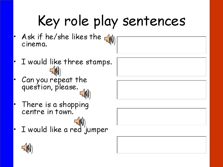 ROLE PLAY The role play is about communication