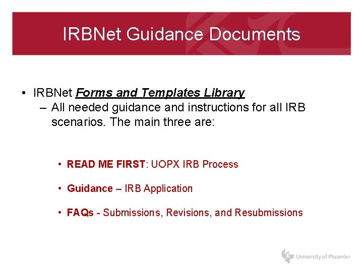 IRB submissions for researchers School of Advanced Studies