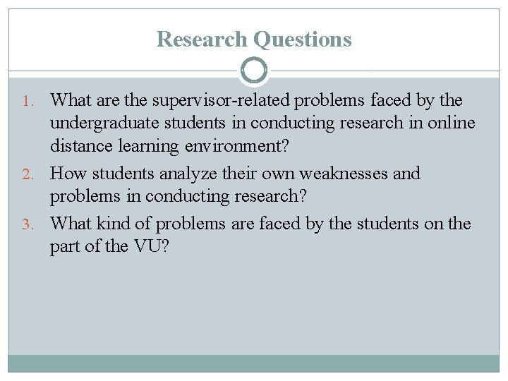 Problems Experienced by Undergraduate Students in Conducting Research