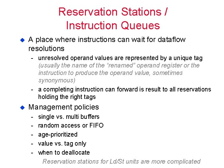 Out of Order Machine State Instruction Sequence R