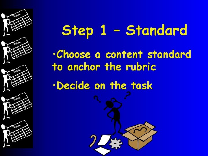 Creating for your classroom Rubric Options 1 Adopt