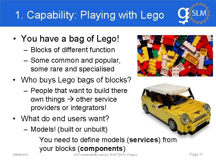 Sustainable NGIs A checklist Lessons from ITSM Owen