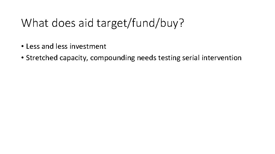 Beyond Aid and the Future of Development Finance