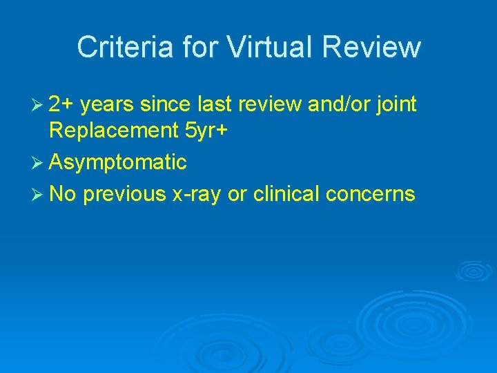 An Alternate Virtual Review Model The Edinburgh Experience