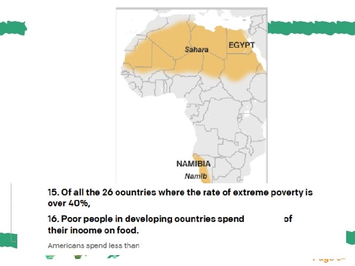 Global Poverty at a Glance Powerpoint Templates Page