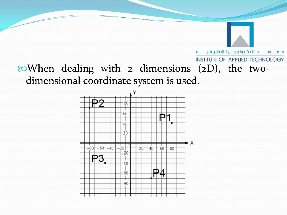 Axes and Dimensioning Objectives Differentiate between Cartesian and