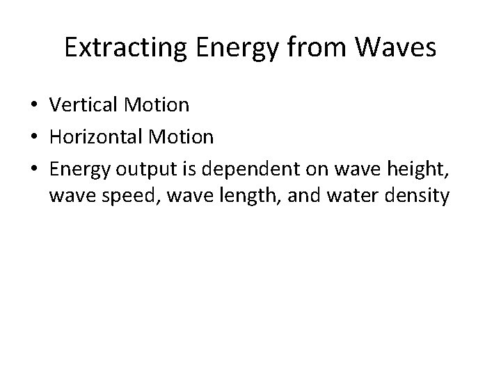 Wave Energy Desalination System By Michael Casebier Vincent