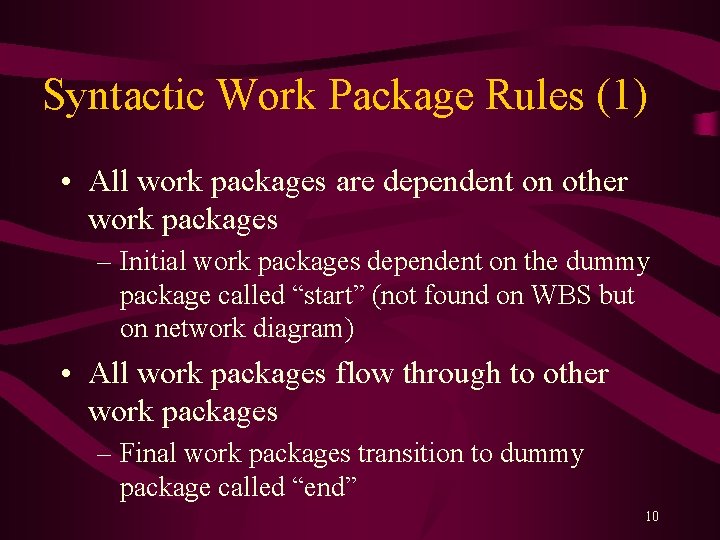 Work Breakdown StructureNetwork Diagram Cecil Eng Huang Chua