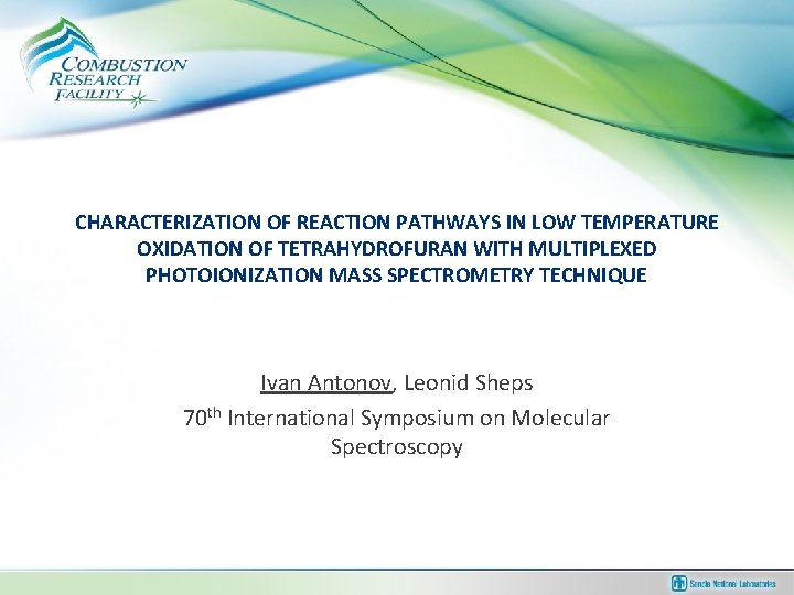 CHARACTERIZATION OF REACTION PATHWAYS IN LOW TEMPERATURE OXIDATION
