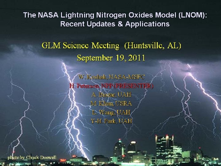 NALMA Network LNOM Analysis Cylinder vertical extent is