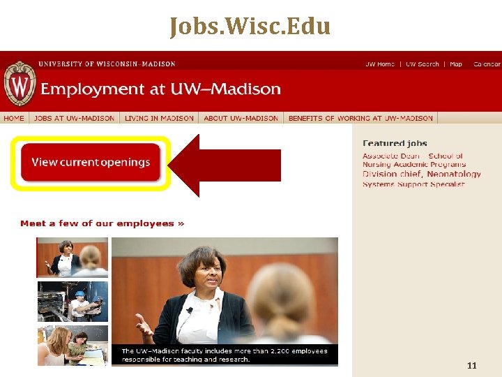 Applying for a Job at UWMadison The NEW