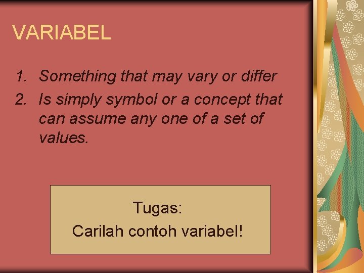 CONTOH DATA STATISTIK sebutkan jenisnya Prestasi belajar 1