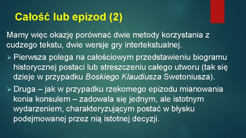 Kaligula SZALESTWA BOGW Cao lub epizod 1 W