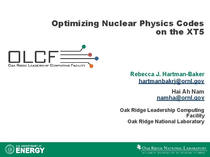 Optimizing Nuclear Physics Codes on the XT 5