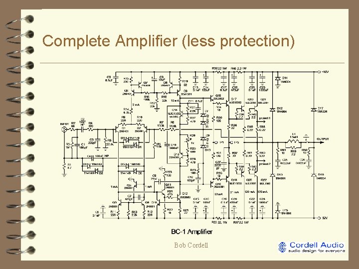 Motivation for the BC1 Amplifier 4 Unsophisticated amplifier