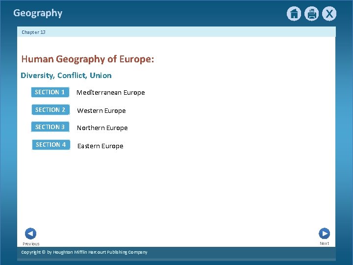 Geography Chapter 13 Human Geography of Europe Diversity