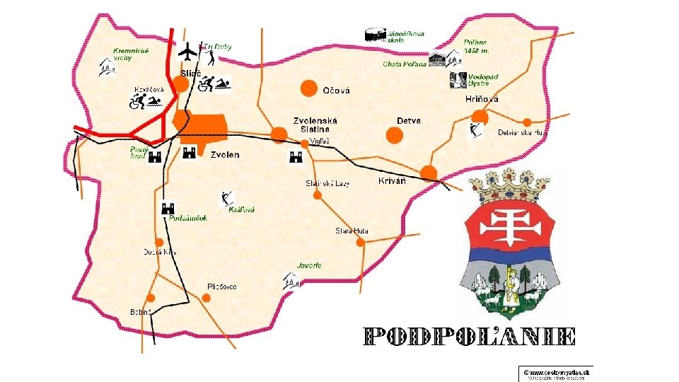 Od Dunaja po Hornd POANA Poloha Pohorie Poana