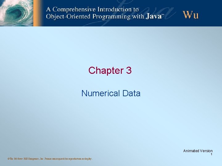 Chapter 3 Numerical Data Animated Version 1 The