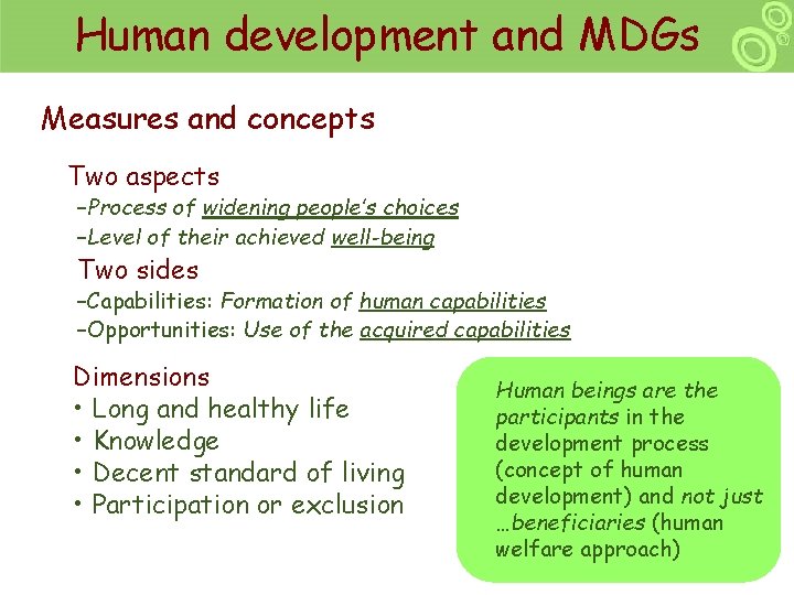 Linking Millennium Development Goals MDGs with biodiversity conservation