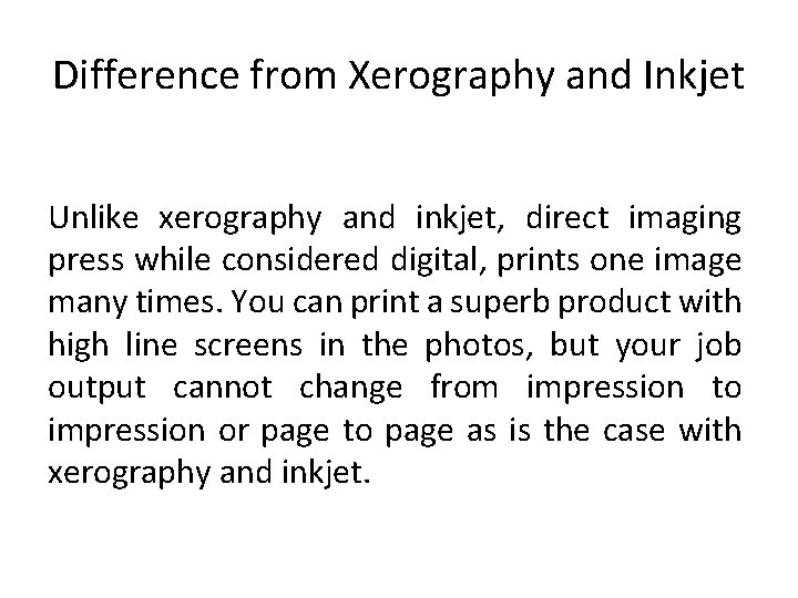 WEEK 9 TOPIC Direct Imaging and Book Printing