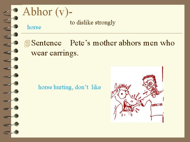 SAT Vocabulary Builder 4 The following slides show