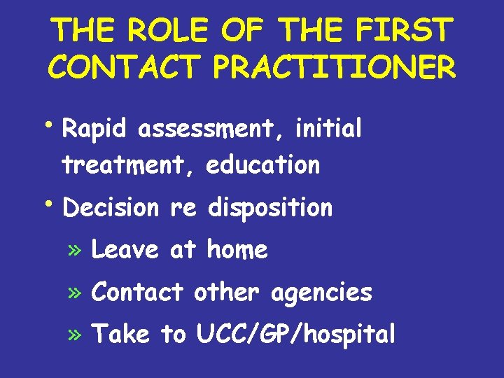 BRAVE NEW WORLD WHERE DOES THE AMBULANCE SERVICE