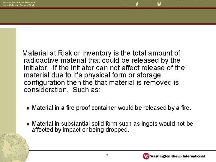 DEVELOPMENT OF RADIOLOGICAL SOURCE TERMS FOR NONREACTOR ACCIDENTS