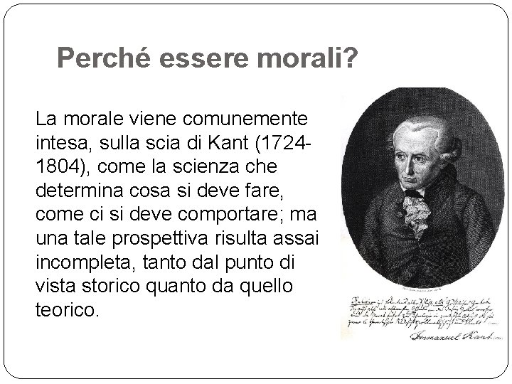 Why be moral Letica di san Tommaso oggi