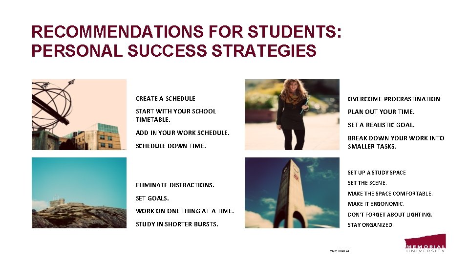 Listening to Students Recommendations for Online Learning GABRIELLE