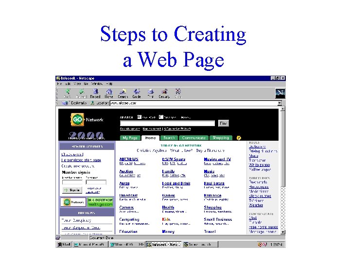 Exploring Web Page Design What is a Web