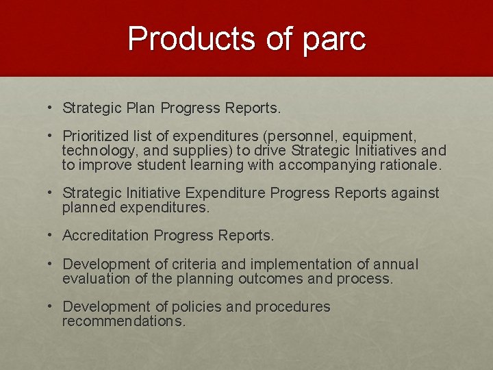 What is Foothills Planning and Resource Council parc