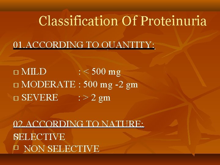 Proteinuria How To Approach By Dr Yahya Ahmed