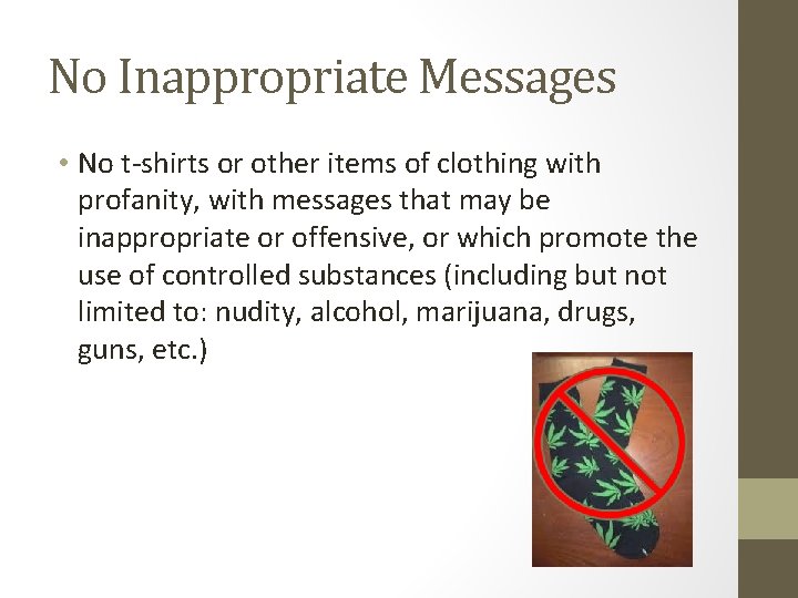 San Fernando HS Mighty Tigers Dress Code Update