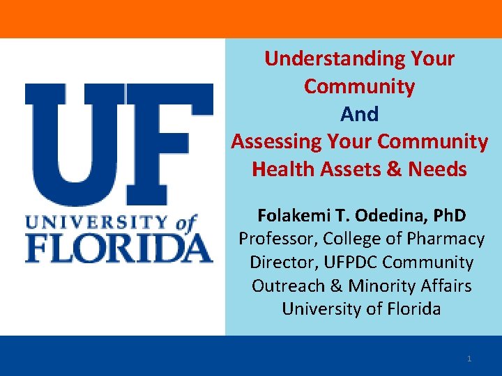 Understanding Your Community And Assessing Your Community Health