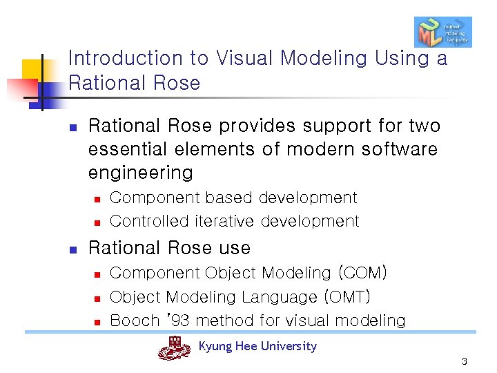 Visual Modeling Using Rational Rose Networking LAB OOSD