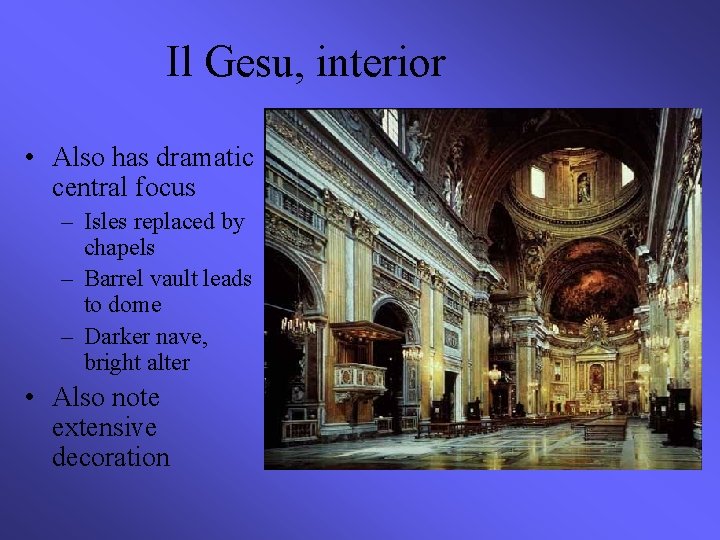 Baroque 17 th Century Birth of the Modern