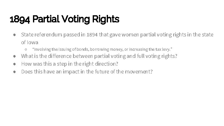 Iowa Womens Suffrage What is Womens Suffrage Suffrage
