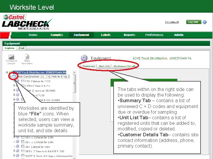 Labcheck Next Generation Quick Start Guide Equipment Management