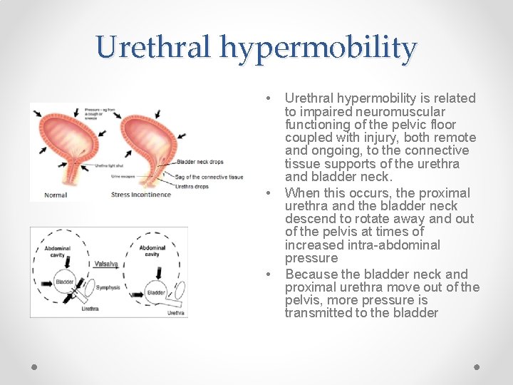Definition classification and triage of female UI Francesco