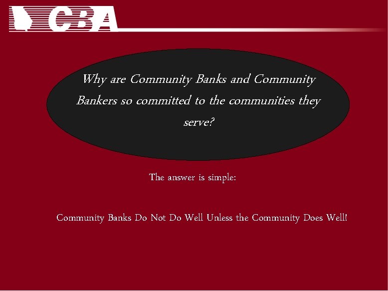 What Is A Community Bank Locally owned and