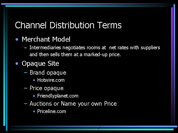 Electronic Channel Distribution Hotel Inventory Pearl Brewer Ph