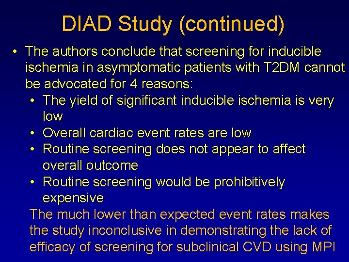 Screening and Prevention of Cardiovascular Disease in Diabetes