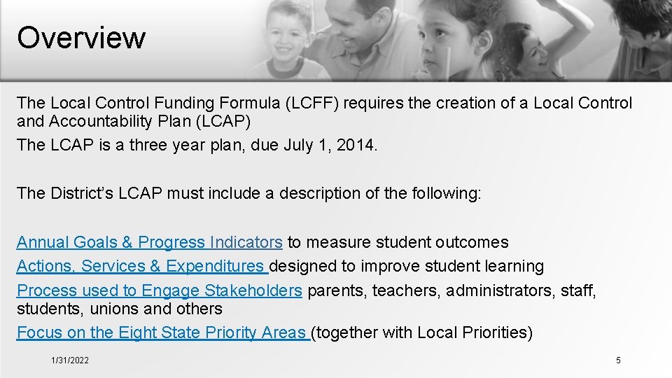 Local Control Accountability Plan May 1 2014 Santa