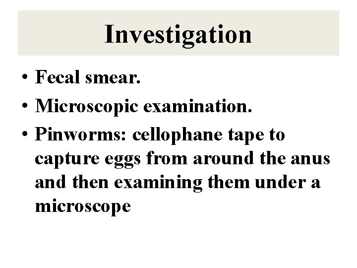 Intestinal Parasites Dr Murtada Mustafa Gaber Assistance professor