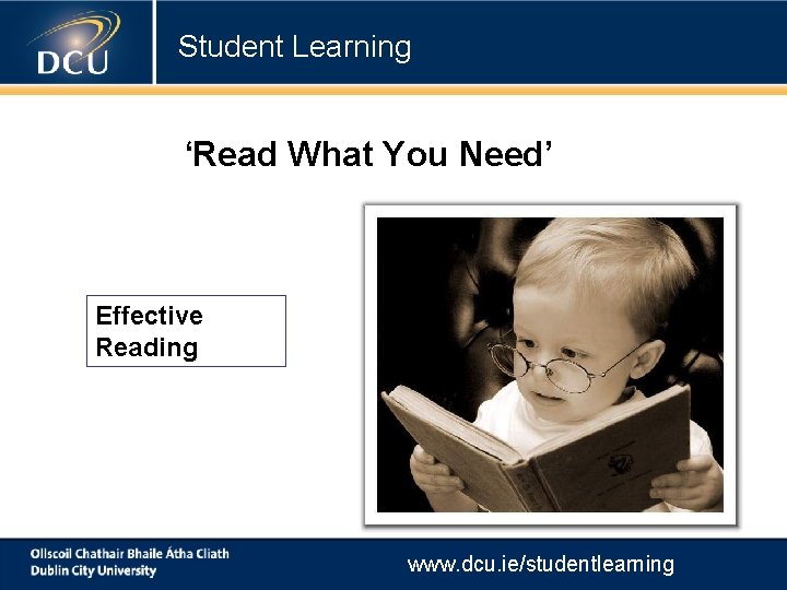 Student Learning Read What You Need Effective Reading