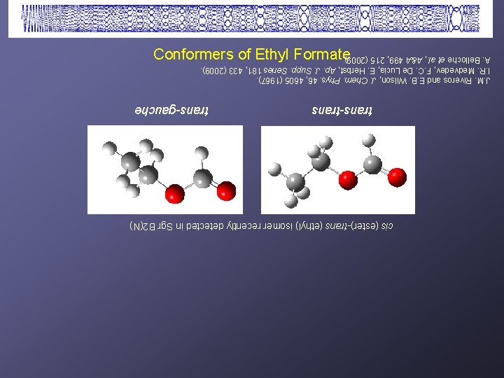 Laboratory Spectrum of the transgauche Conformer of Ethyl